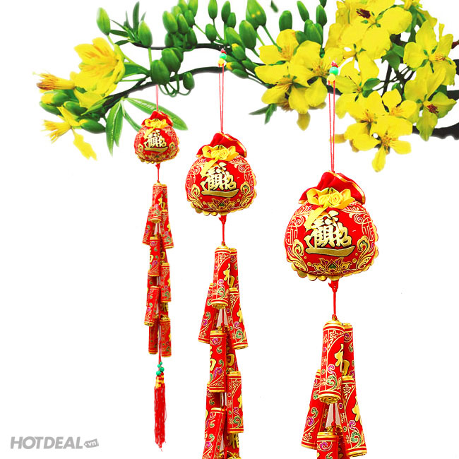 Dây Pháo Tết Trang Trí Đón Xuân