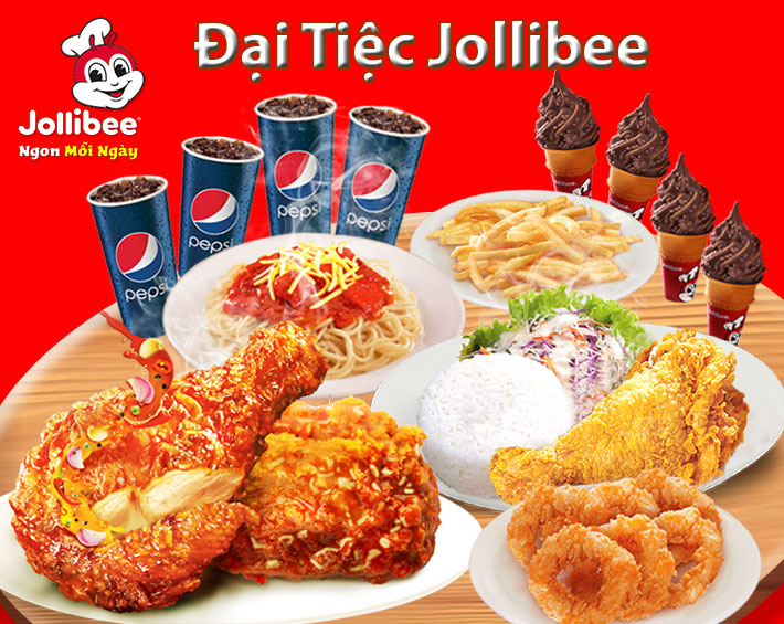 Jollibee “Combo Đại Tiệc” Cho 04 Người – Hệ Thống 60 Chi Nhánh Toàn ...