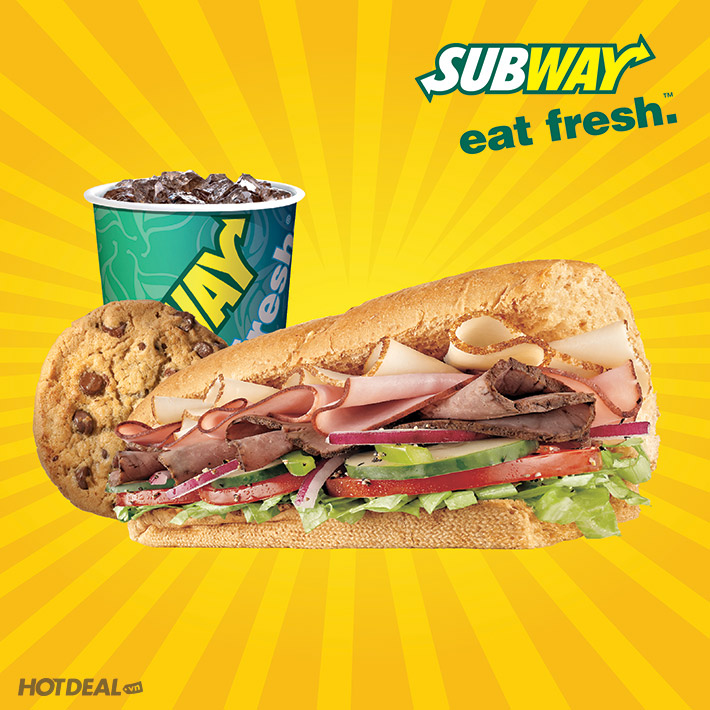 Subway - Combo Sandwich Tươi Ngon Lừng Danh Thế Giới