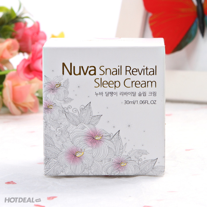 Kem Tái Tạo Da Và Trị Nám Ban Đêm Nuva Snail Revital Cream 30ml