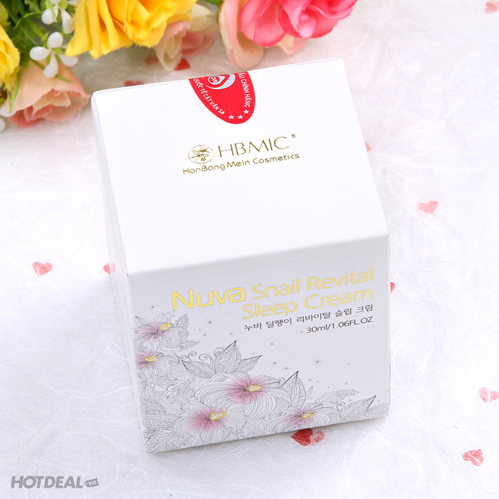 Kem Tái Tạo Da Và Trị Nám Ban Đêm Nuva Snail Revital Cream 30ml