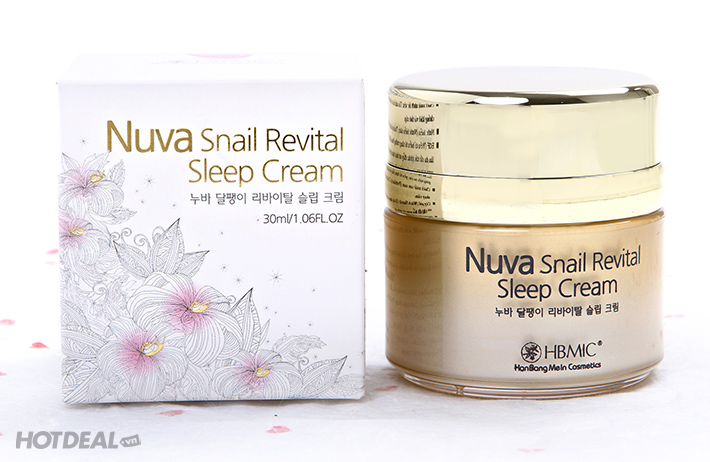 Kem Tái Tạo Da Và Trị Nám Ban Đêm Nuva Snail Revital Cream 30ml