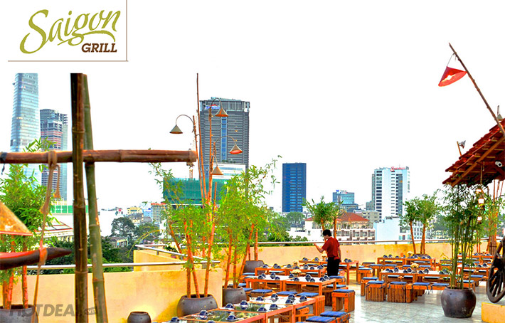 Thưởng Thức Tiệc Nướng Trên Cao Tại Saigon Grill - Rooftop Restaurant