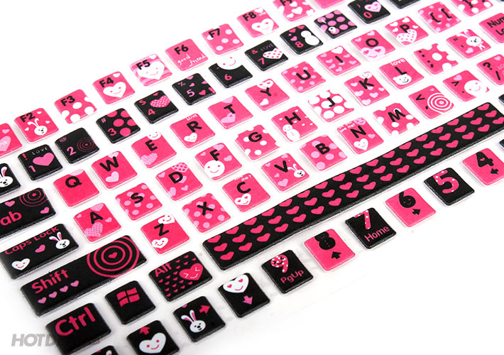 Combo 2 Bộ Sticker Dán Nút Bàn Phím Dễ Thương Cho Laptop Hà Nội
