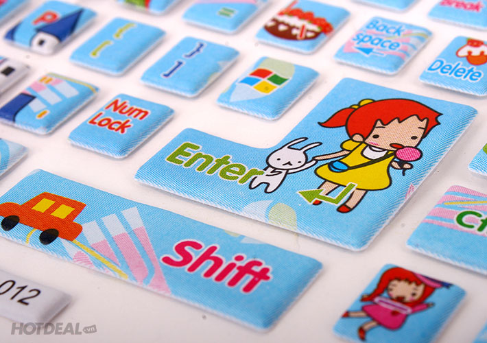 Combo 2 Bộ Sticker Dán Nút Bàn Phím Dễ Thương Cho Laptop Hà Nội