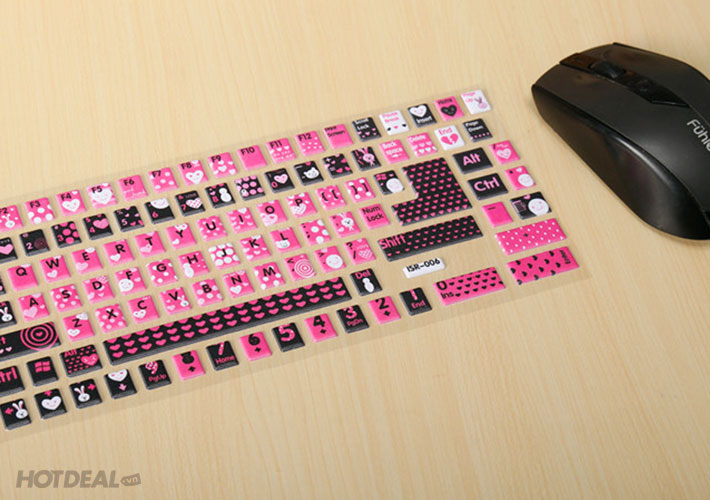 Combo 2 Bộ Sticker Dán Nút Bàn Phím Dễ Thương Cho Laptop Hà Nội