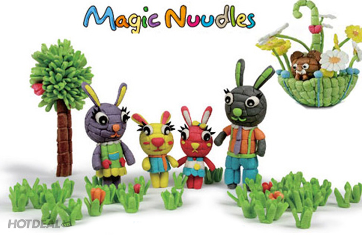 Đồ Chơi Magic Nuudles - Bột Nặn Thần Kỳ 400 Viên Nhập Khẩu Mỹ