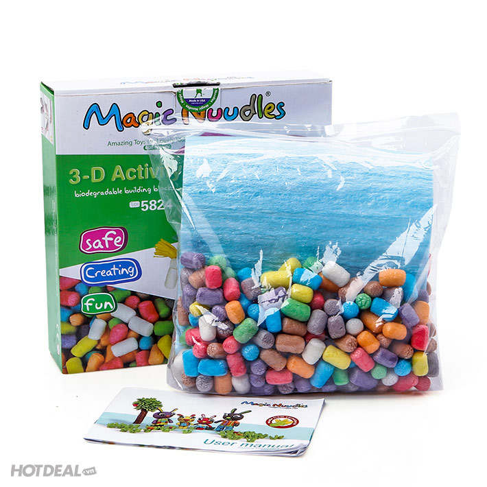 Đồ Chơi Magic Nuudles - Bột Nặn Thần Kỳ 400 Viên Nhập Khẩu Mỹ
