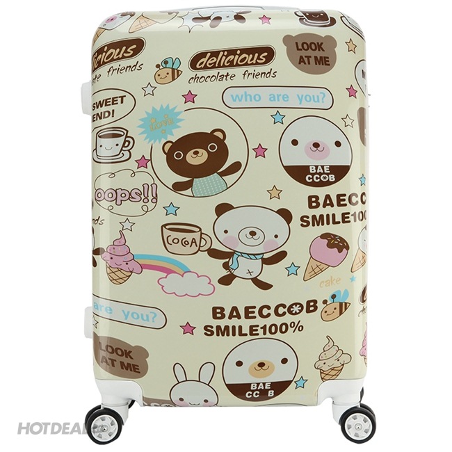 Vali Kéo Nhựa Dẻo Siêu Cute Nhỏ Gọn Và Thời Trang - Size S (Bù Thêm Tiền)