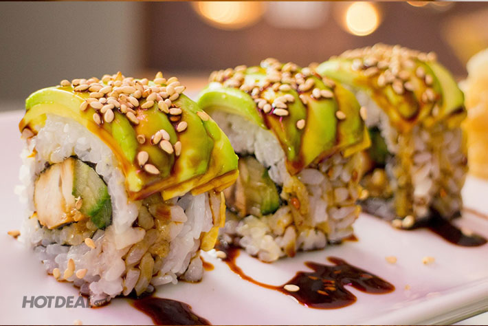 Buffet Băng Chuyền Sushi và Sashimi Tại Nhà Hàng Lương Ký