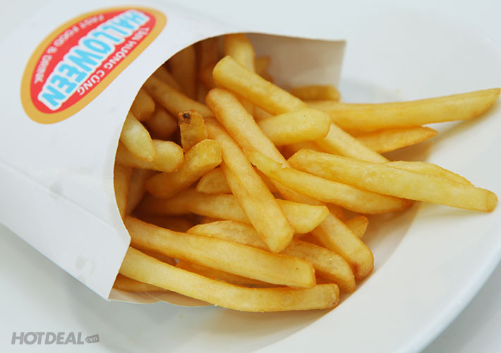 Combo Gà Rán, Khoai Chiên Cùng Pepsi Cho 2N Tại Halloween Ice Cream Hà Nội