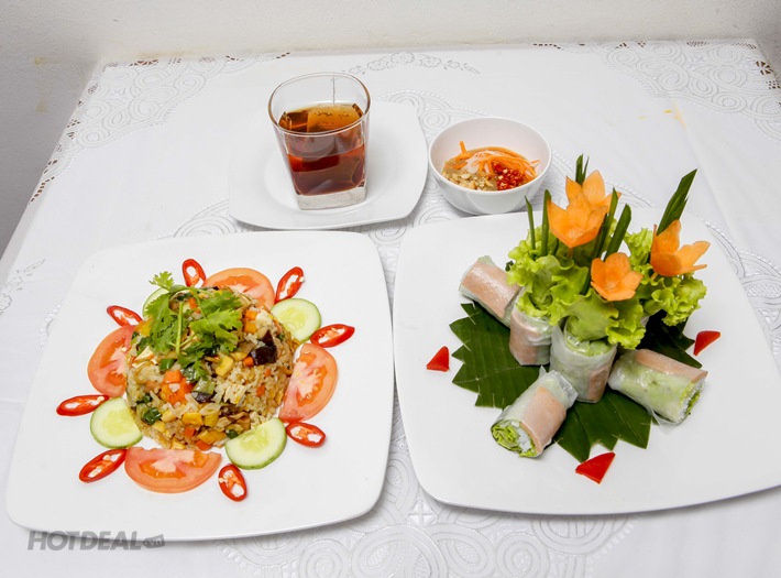 Set Menu Chay Ngon Ngất Ngây Tại Nhà Hàng Chay Bồ Đề Ngọc Xanh