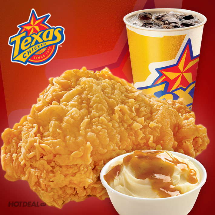 Toàn Hệ Thống Gà Rán Texas Chicken - Combo 3 Món Ăn Thả Ga