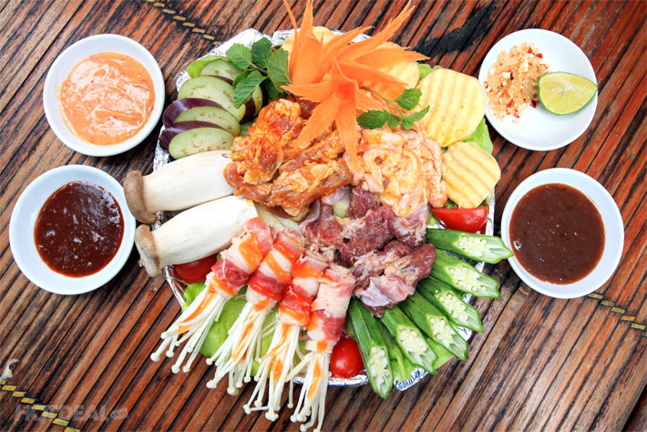 Combo 6 Món Nướng Tại Vườn Nướng BBQ Hà Nội