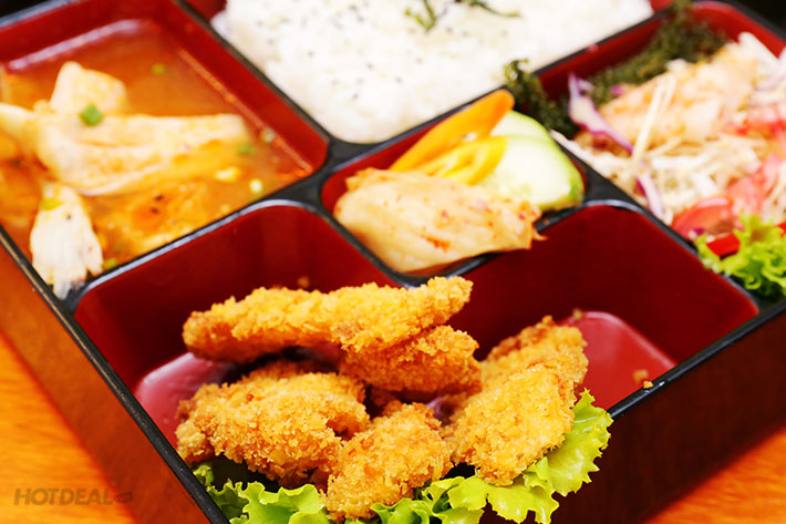 1 Trong 5 Set Cơm Bento Kiểu Nhật Giá Sốc Tại Shinsen Sushi