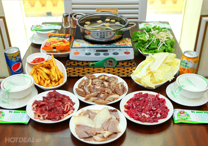 HỆ THỐNG BÒ NHÚNG DẤM 555: SET BÒ NHÚNG DẤM 4-6 NGƯỜI ÁP DỤNG 5 CƠ SỞ