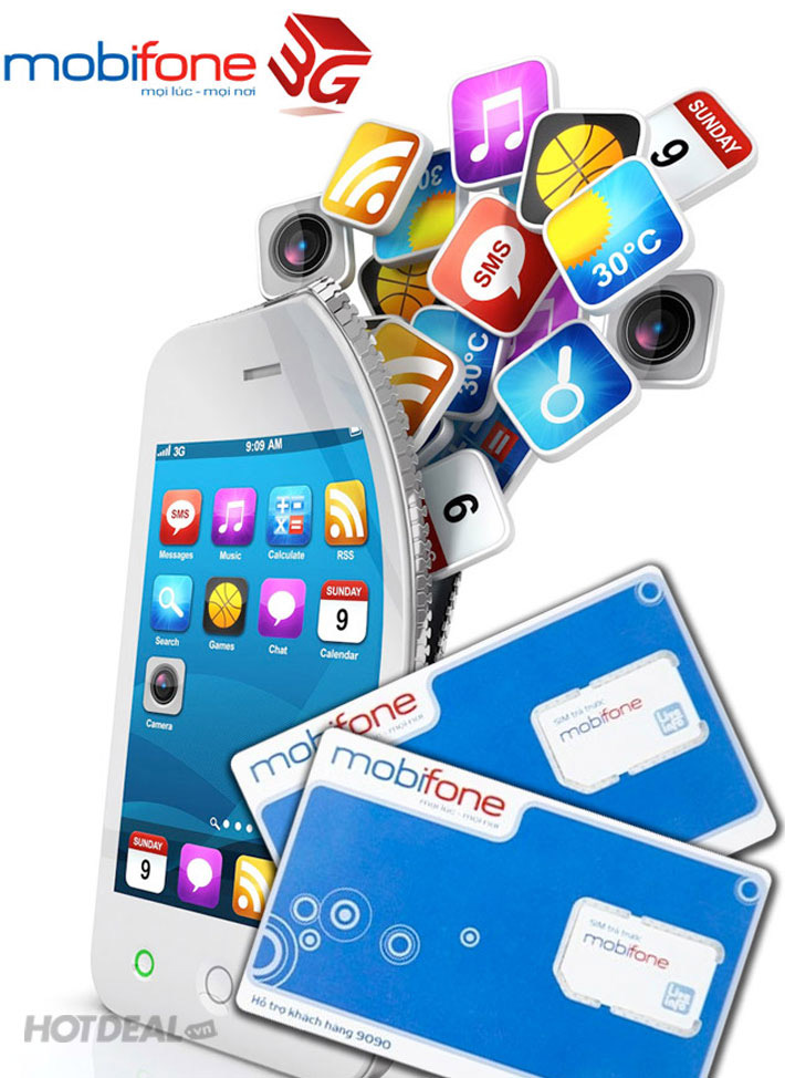 Sim Mobi 3G F500 Sử Dụng Trong 12 Tháng