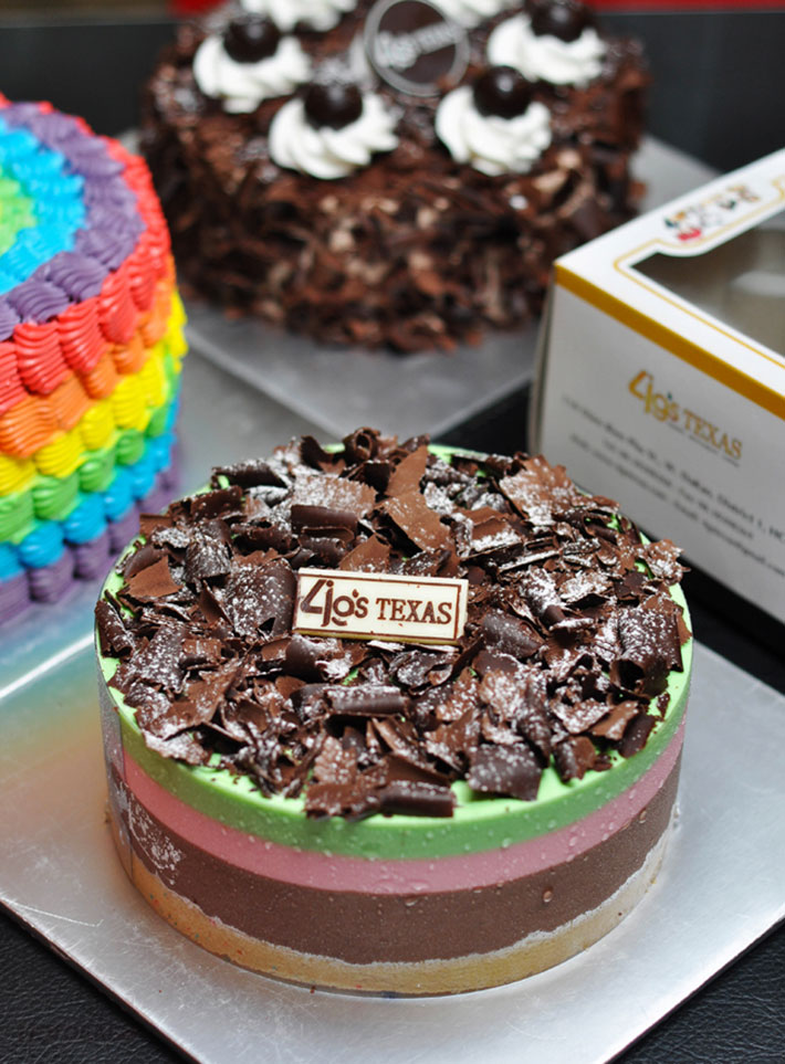 Bánh Kem Pana Cotta/Black Forest/Rainbow Cao Cấp - Bakery 4G’s Texas